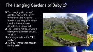 Wonders of the world | PPTX