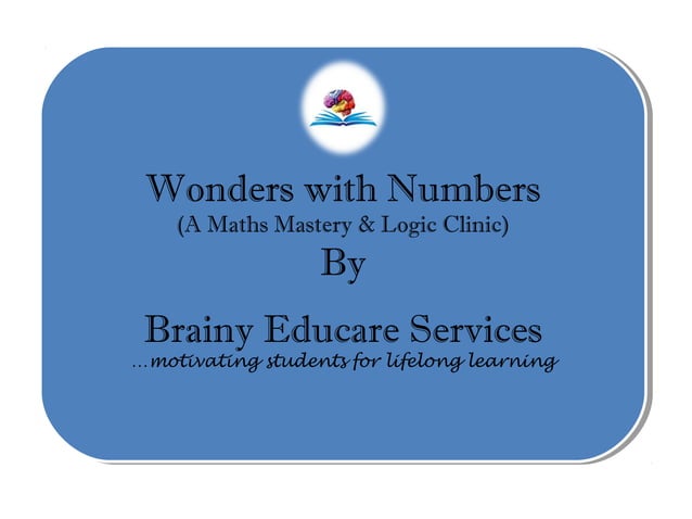 Wonders with Numbers | PPT