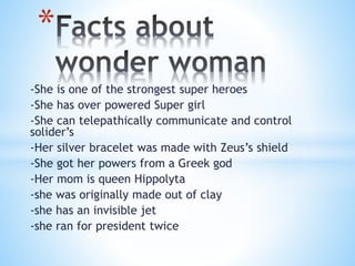 Wonder woman | PPTX