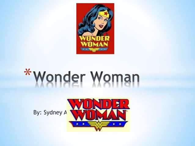 Wonder woman | PPTX