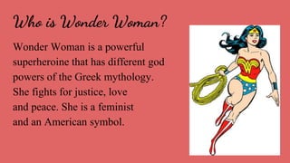 Wonder woman | PPTX