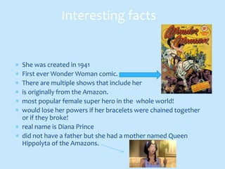 Wonder woman | PDF | Sci-fi and Fantasy | Hobbies & Interests