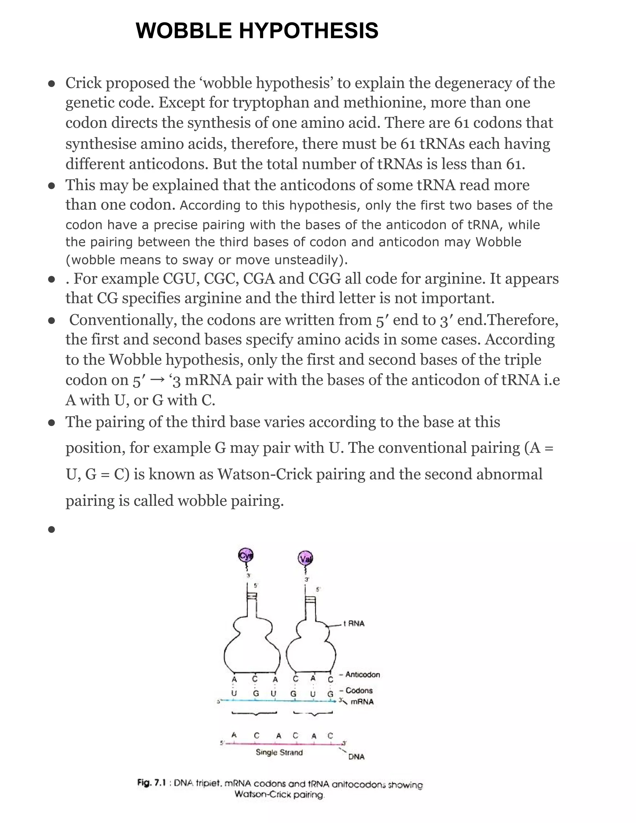 Wooble hypothesis | PDF