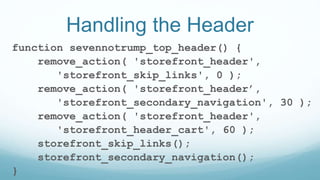 Woocommerce theming with Storefront | PPTX