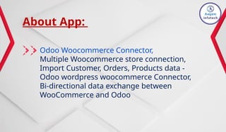 Odoo WooCommerce Connector, Multiple Woocommerce store connection | PPTX