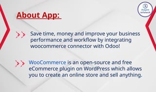 Odoo WooCommerce Connector, Multiple Woocommerce store connection | PPTX