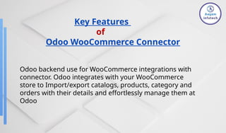 Odoo WooCommerce Connector, Multiple Woocommerce store connection | PPTX