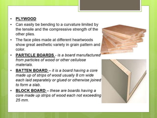 Specifications of Wood | PPTX