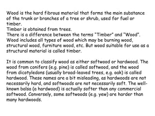 Wood | PPTX
