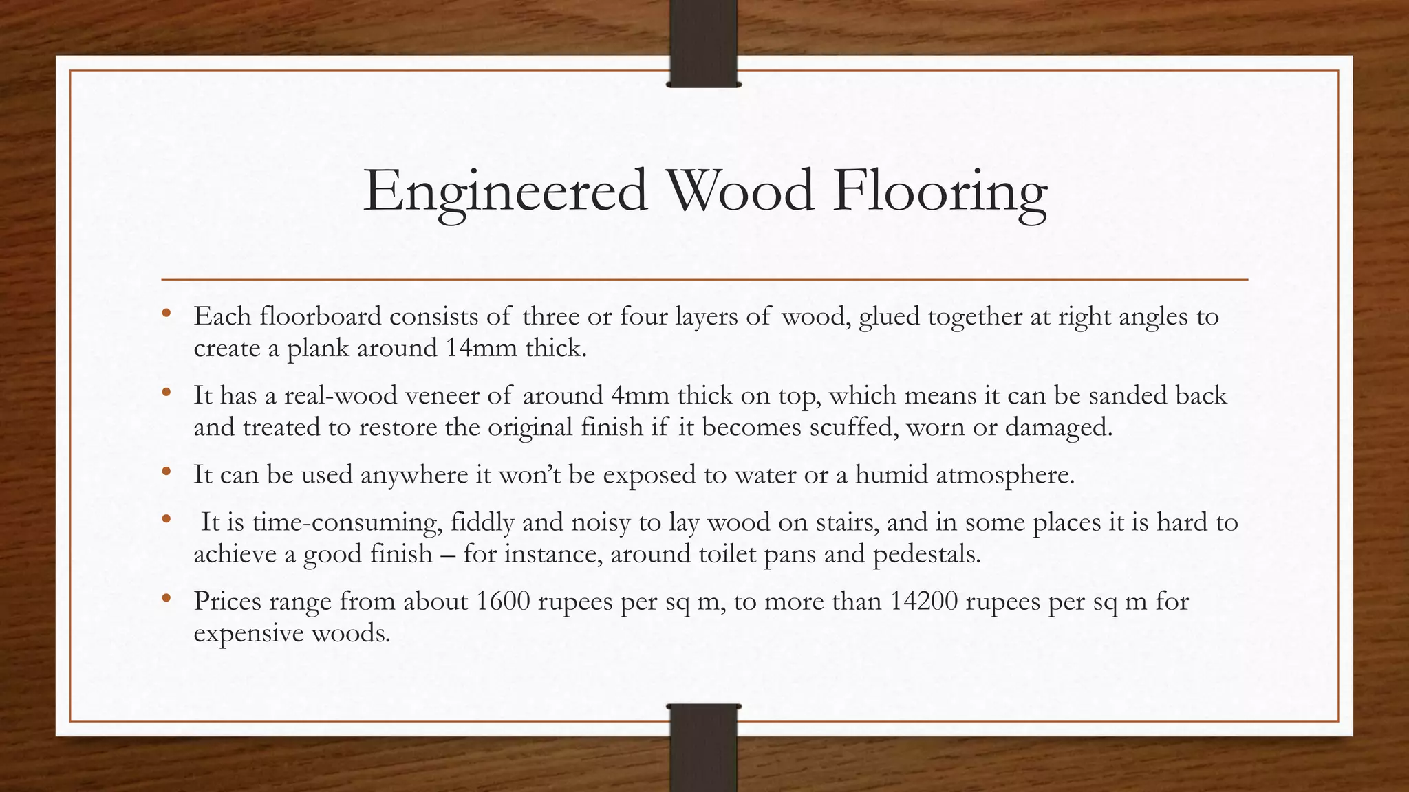 Wooden Flooring | PPTX