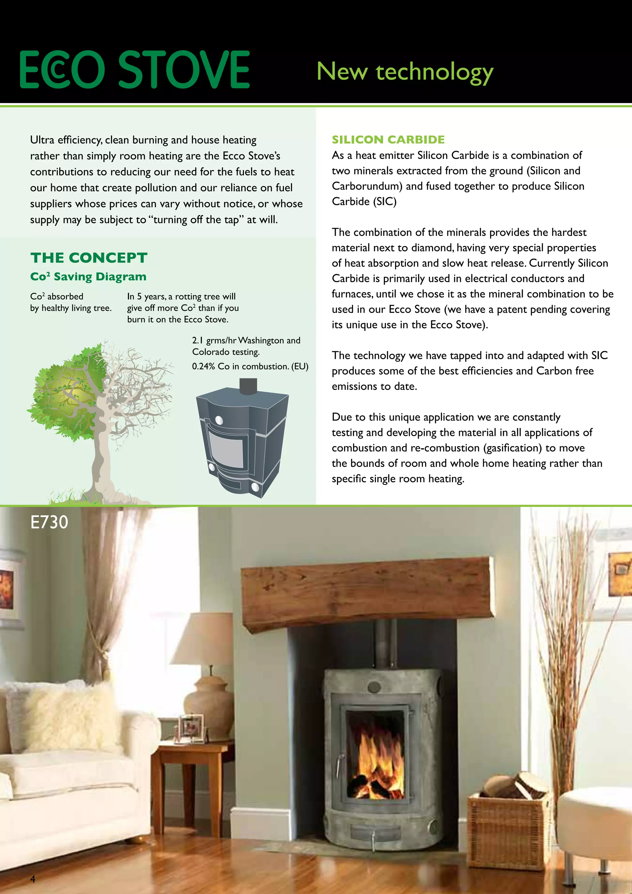Wood Burning Stove Model E850 by EccoStove | PDF