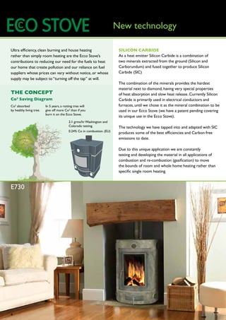 Wood Burning Stove Model E850 by EccoStove | PDF