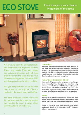 Wood Burning Stove Model E850 by EccoStove | PDF