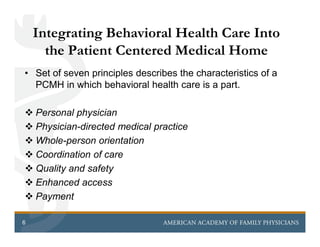 Integration of Policy, Practice and Partnership with Julie Wood, MD | PDF