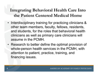 Integration of Policy, Practice and Partnership with Julie Wood, MD | PDF