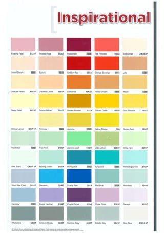 Nippon color chart malaysia- Wood Metal Collection | PDF
