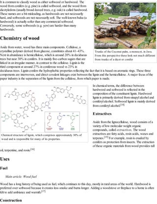 Wood wikipedia, the free encyclopedia | PDF | Woodworking | Arts and Crafts