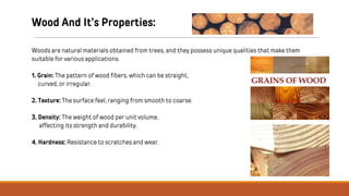 Wood and types of wood and finishes classificationpdf | PDF