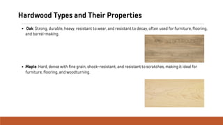 Wood and types of wood and finishes classificationpdf | PDF