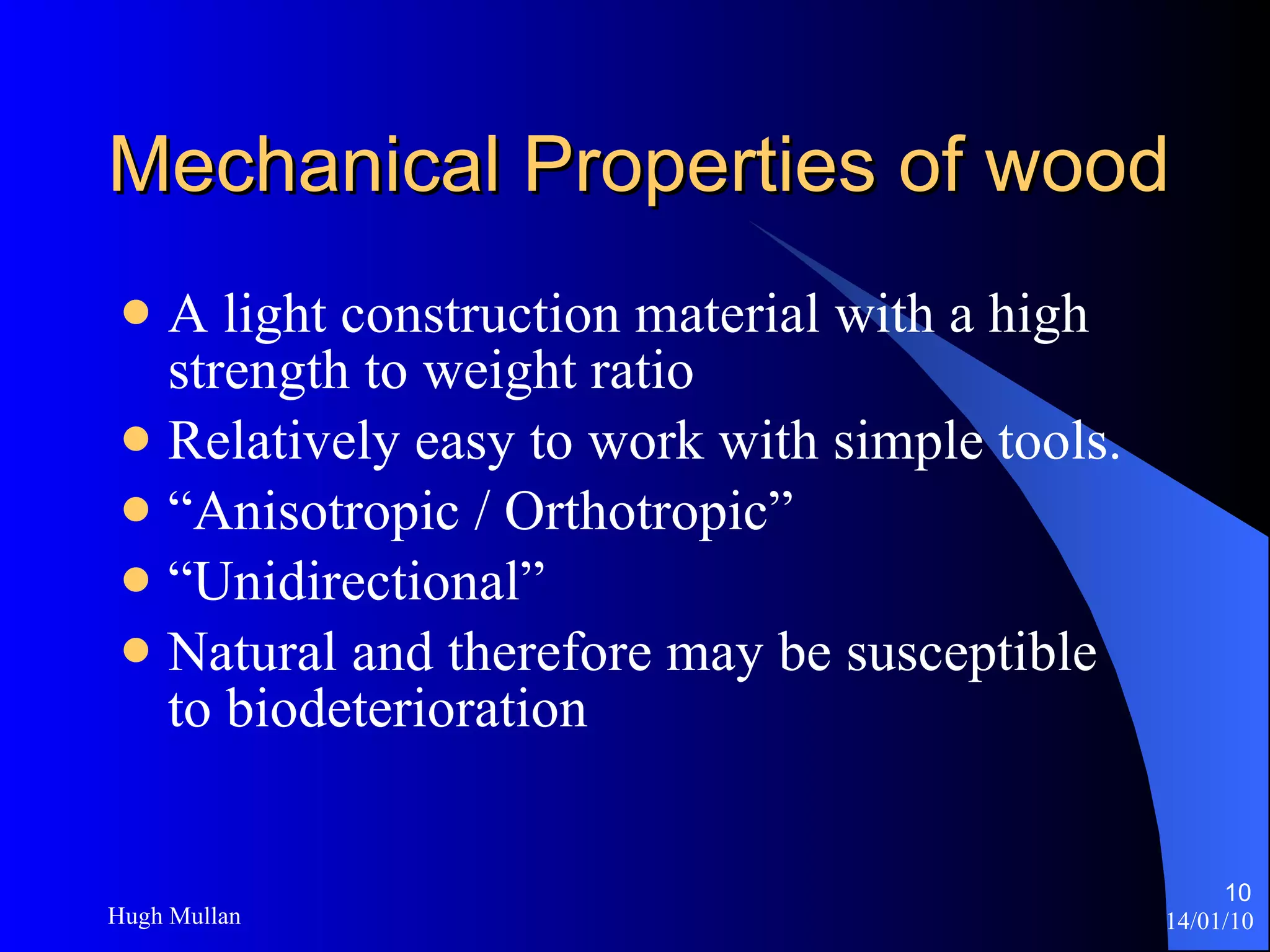 Wood: A Versatile Engineering Material | PPT