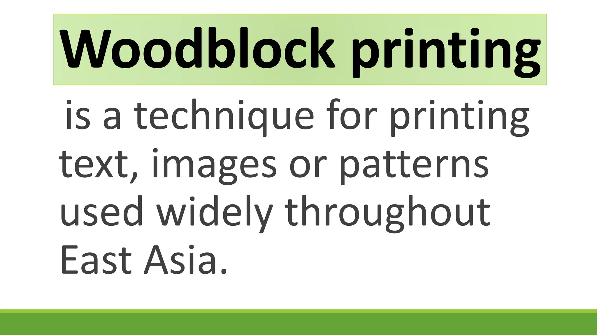 Woodblock printing | PPTX