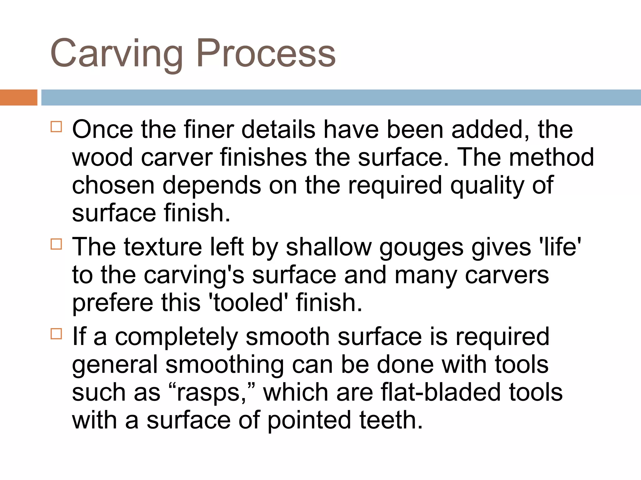 Wood carving grade5 | PPT