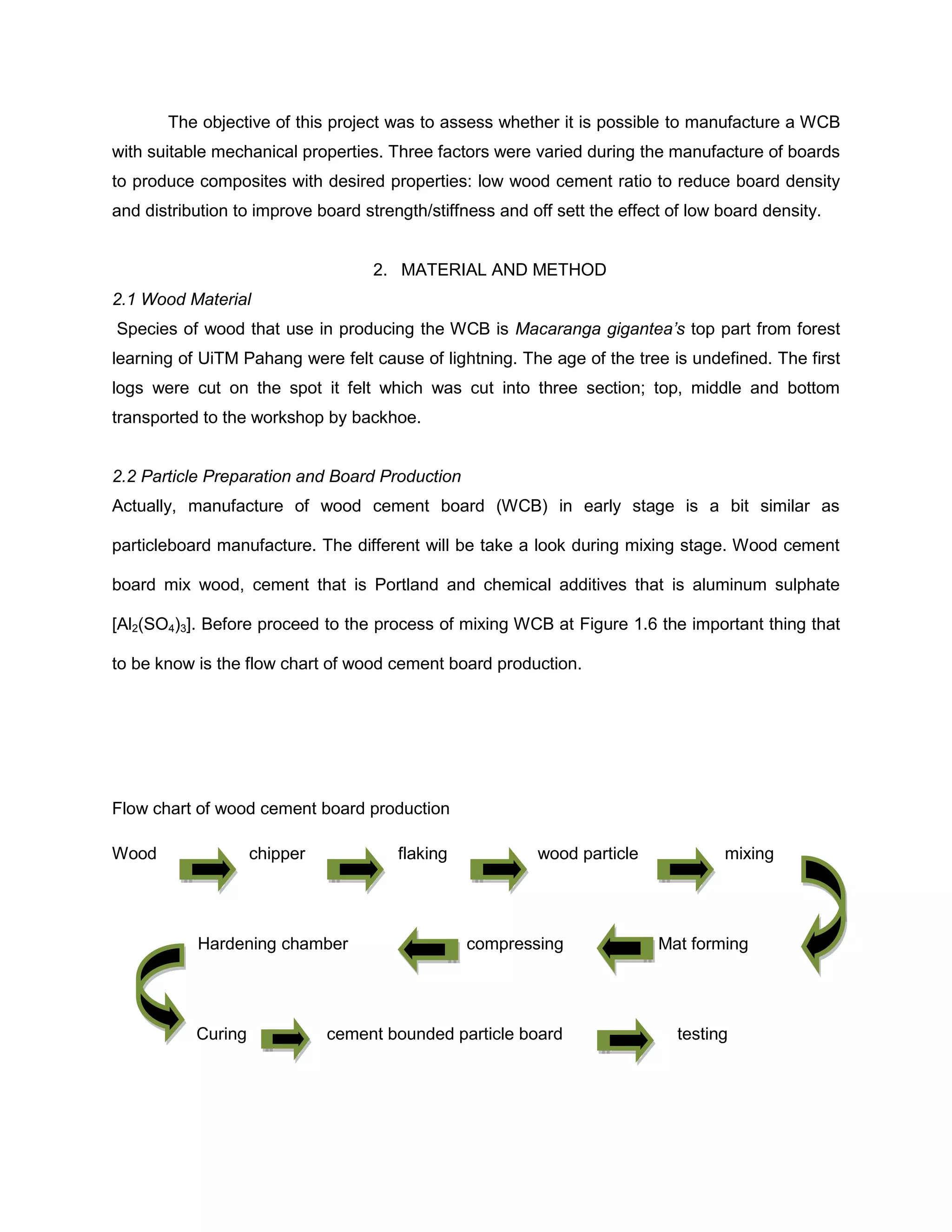 Wood cement board | DOCX