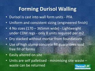 Woodcrete Cost Effective Sustainable Walling | PPTX