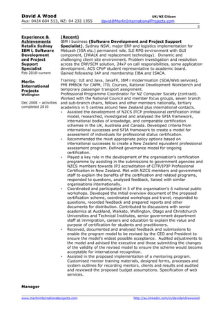 Wood David Resume Complete | DOC