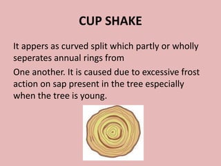 Wood defects-shakes and pitch pocket | PPTX