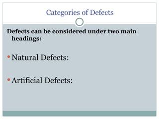 Wood Defects in timber and how these defects affect the quality of wood ...