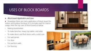 Wood derivatives_plywood_blockboard_mdf board_partition board | PPT