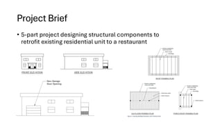 Structural Design for Residential-to-Restaurant Conversion | PDF