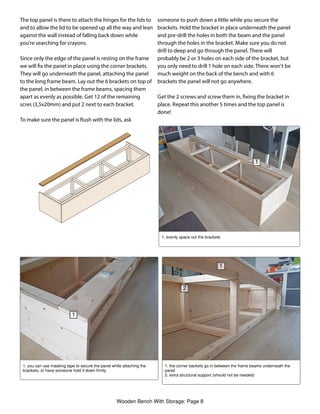 Wooden Bench With Storage. | PDF | Woodworking | Arts and Crafts
