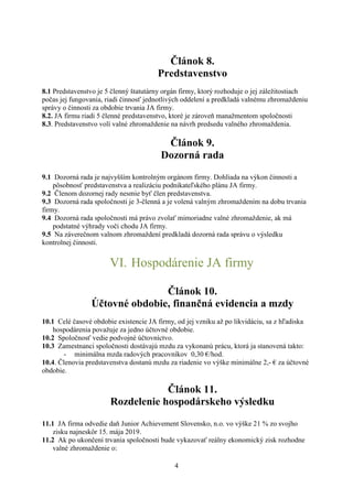 Wooden brothers stanovy | PDF