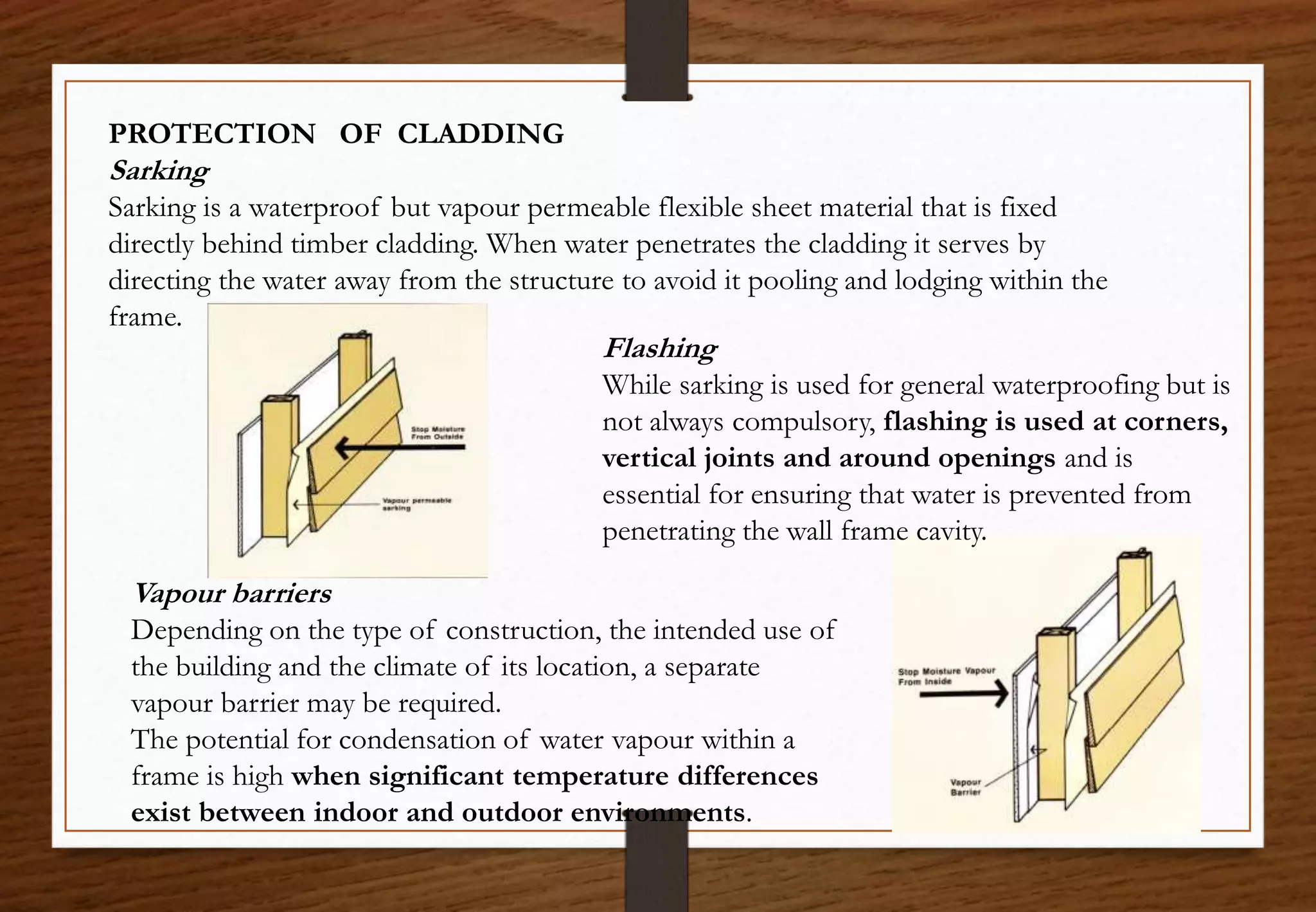 Wooden cladding | PPTX