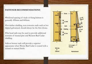 Wooden cladding | PPTX