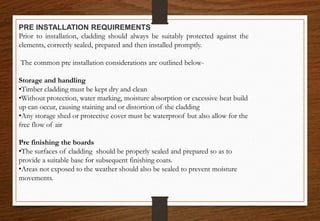 Wooden cladding | PPTX