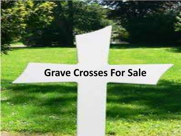 Wooden cross for grave | PPT
