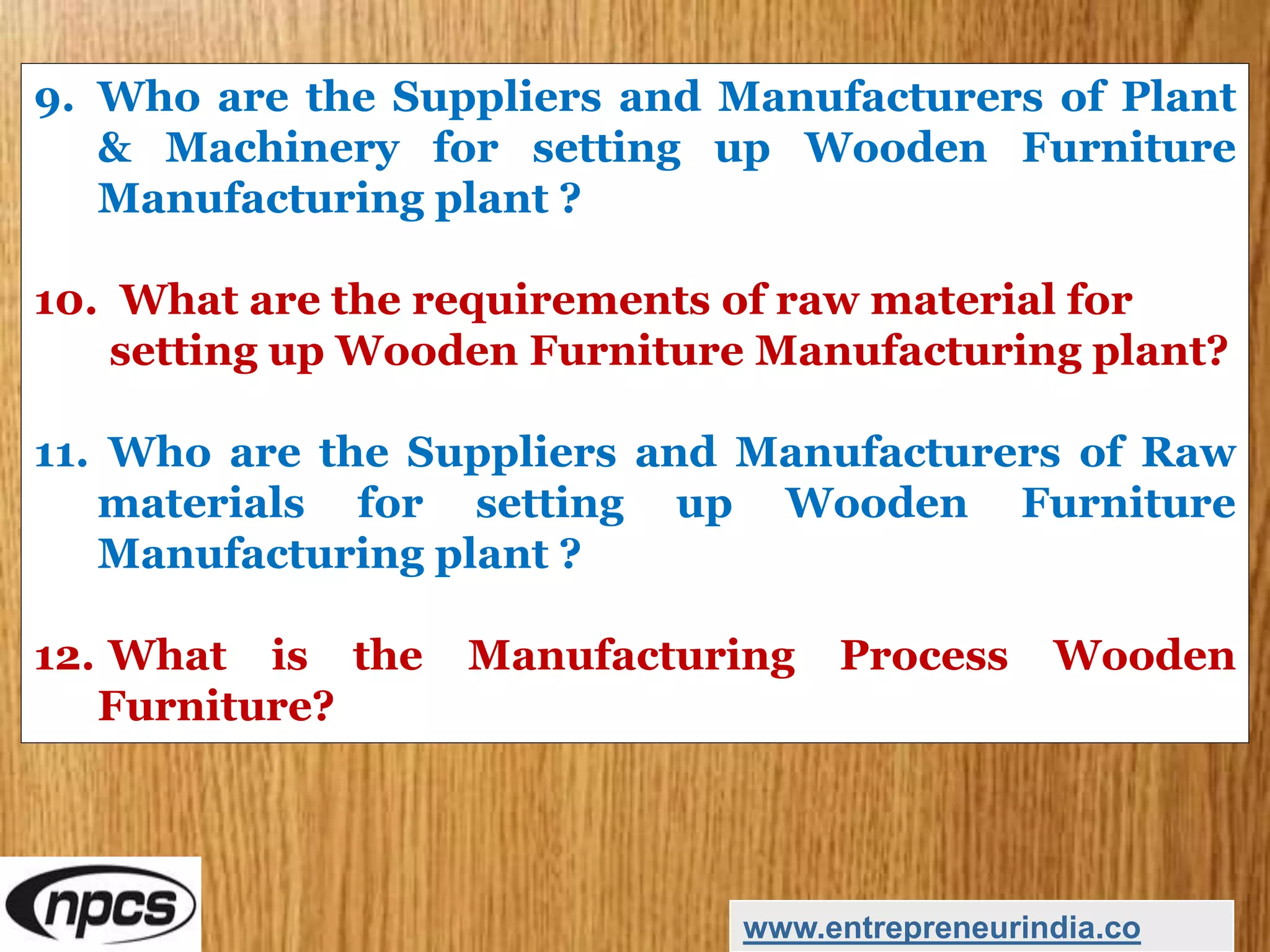 Wooden Furniture Manufacturing Industry. Furniture Production Factory ...