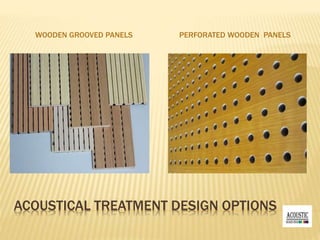 Wooden Grooved Acoustic Panels | PPT