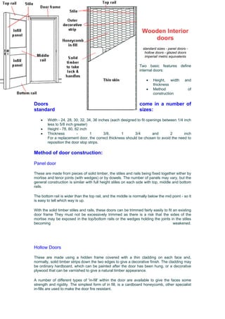 Wooden interior doors | PDF