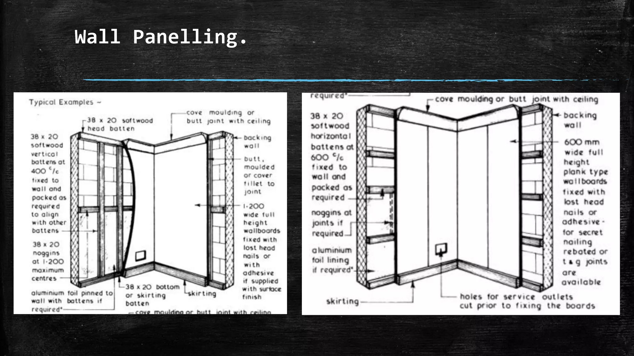 Wooden partition & wall paneling | PDF