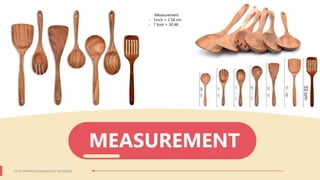 Wooden Spatula Catalogue Presentation for Free | PDF