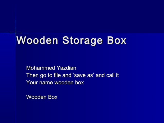 Wooden storage box template (1) | PPT | Woodworking | Arts and Crafts
