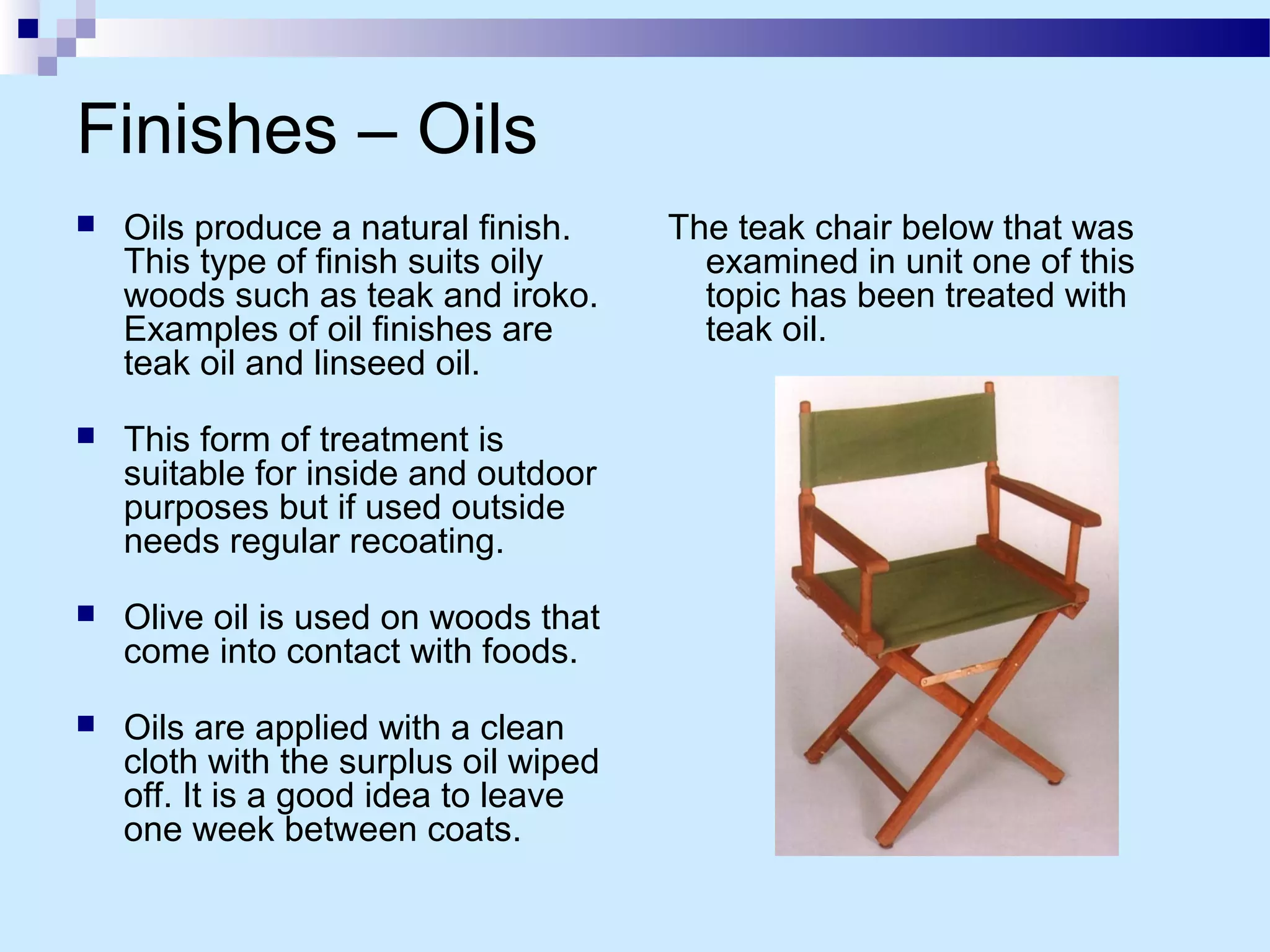 Wood Finishing Products | PPT