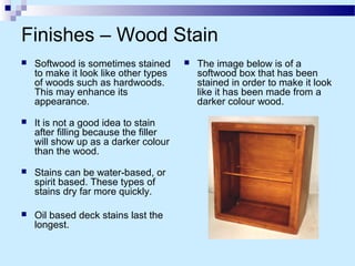 Wood Finishing Products | PPT