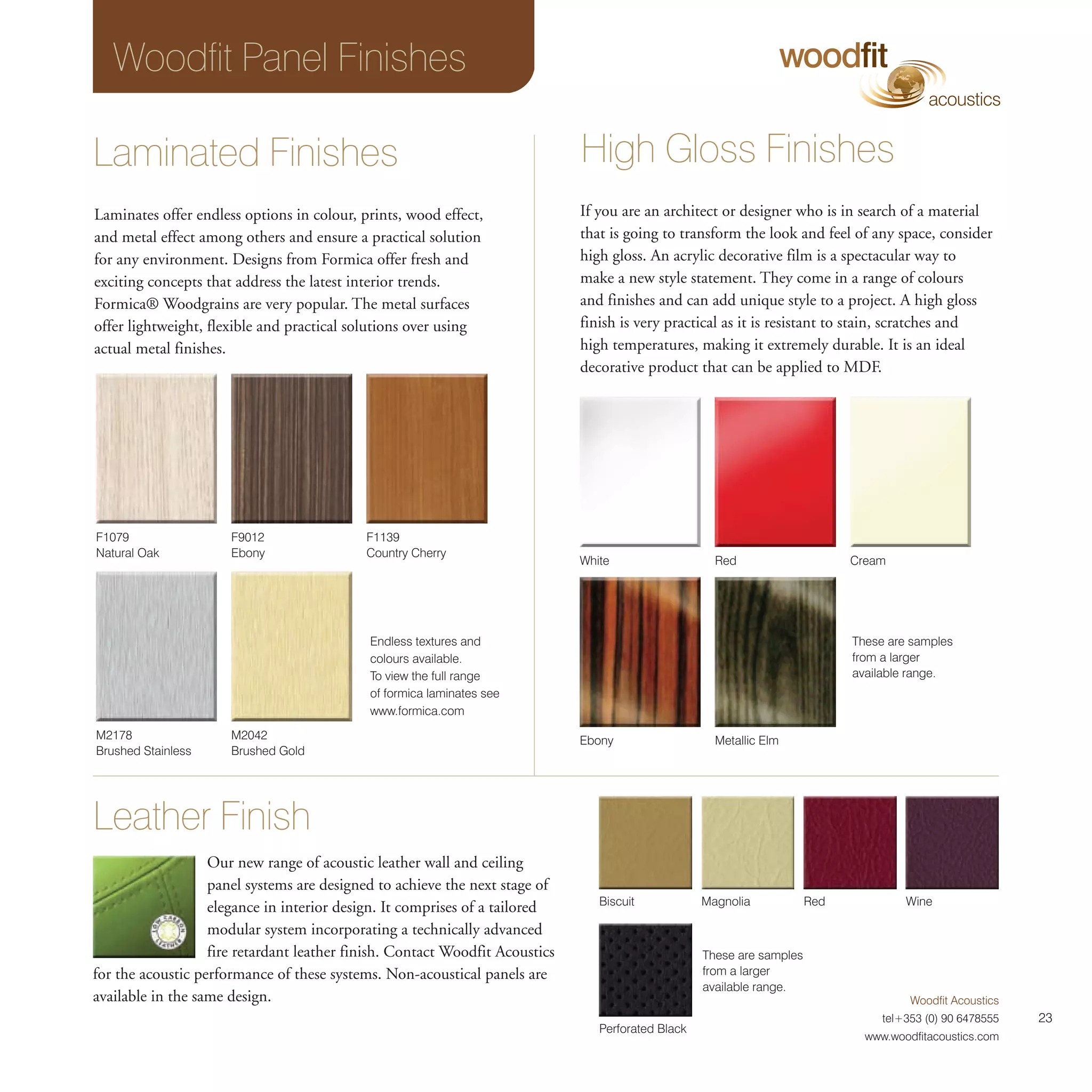 Woodfit Brochure 2011 | PDF