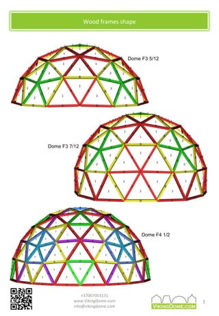 Wood geometric domes | PPT