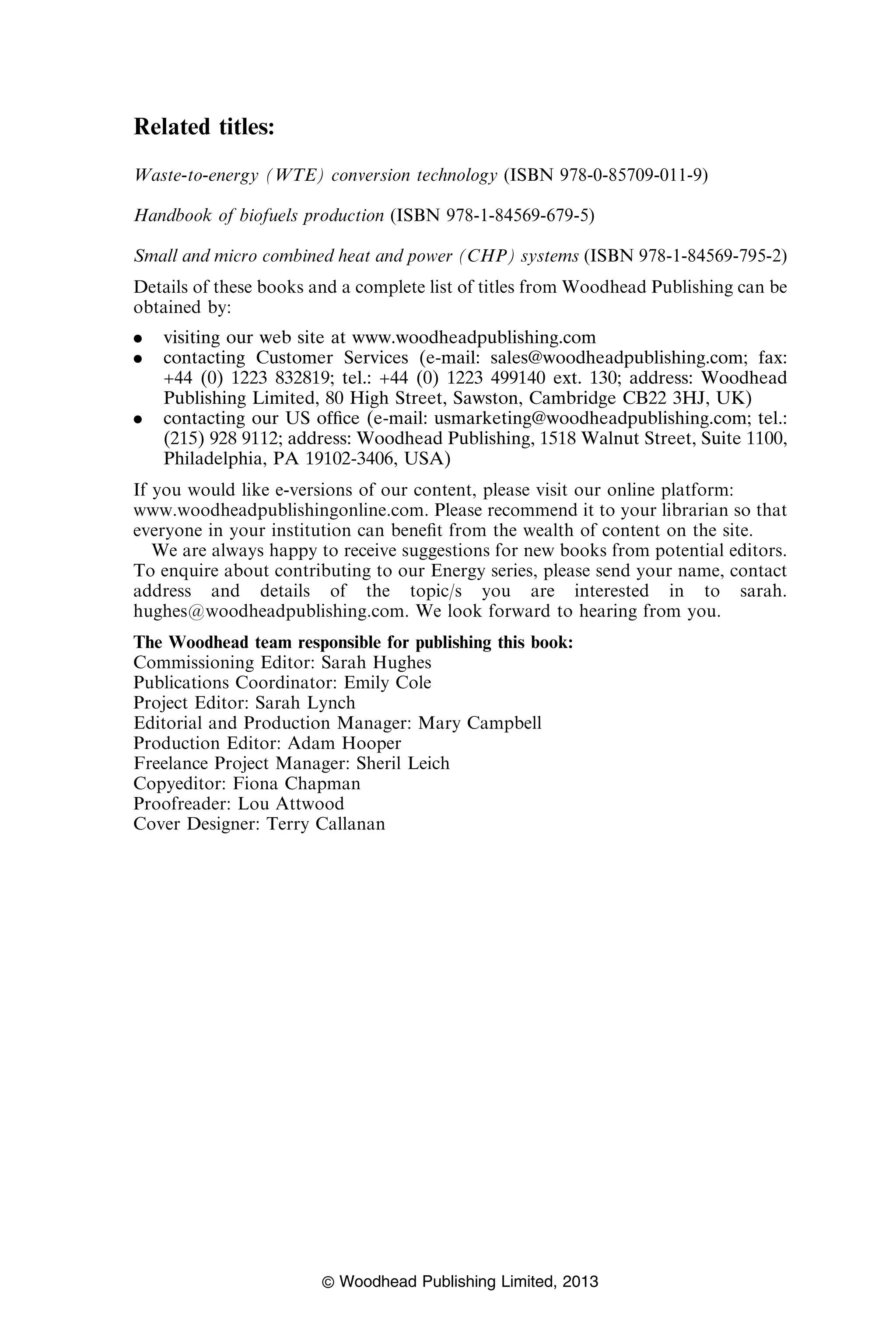 The biogas handbook - Science, production and applications | PDF